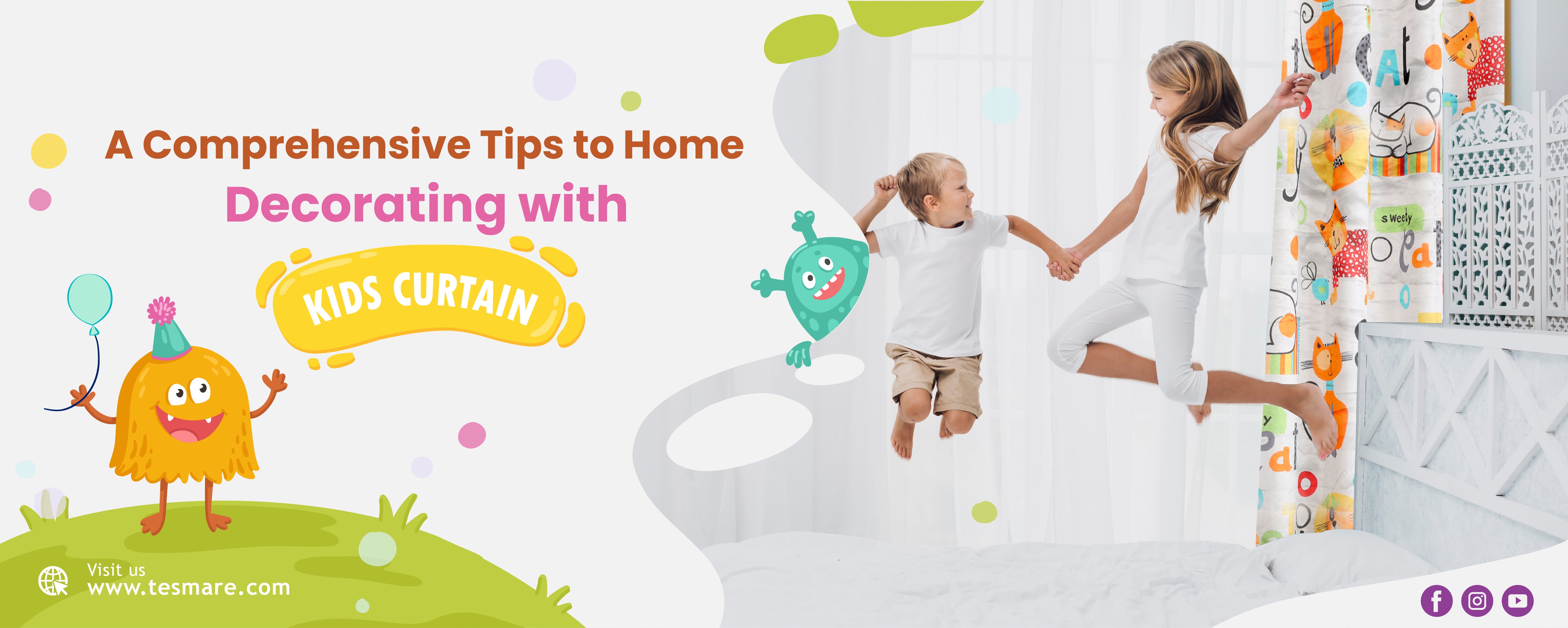 A Comprehensive Tips to Home Decorating with Kids Curtain – Tesmare